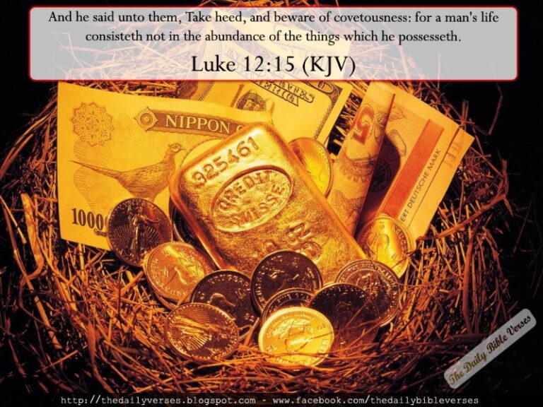 Covetousness in the Bible: A Deeper Understanding