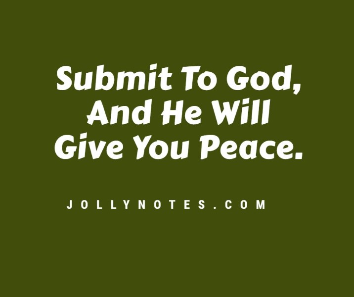 Submit to God: Bible Verse and Meaning