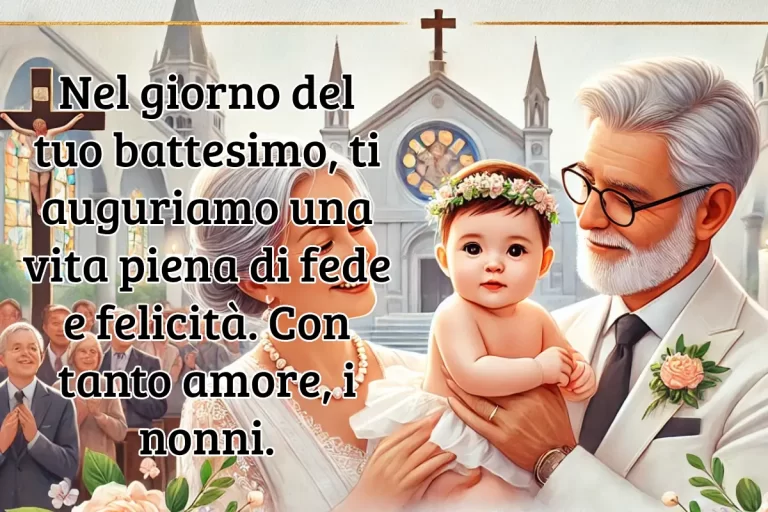 Frasi di Battesimo dai Nonni: Un Tocco d'Affetto e Benedizione